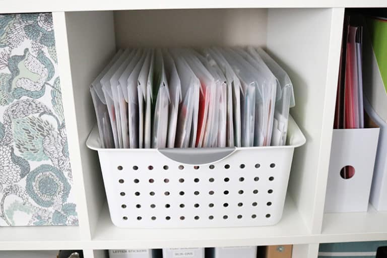 How to Organize Scrapbook Paper (and Scraps!) - Aubree Originals