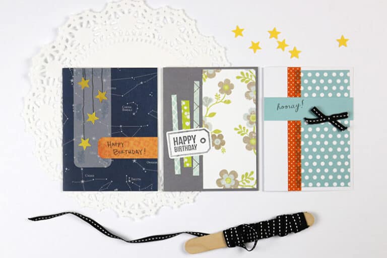 How to Make Handmade Cards: Easy Design Templates For Any Card - Aubree ...