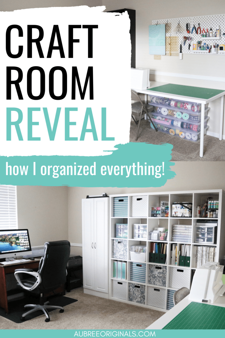 Craft Room Reveal and Organization Tips From My First Home - Aubree ...