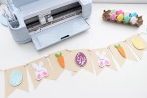 How to Make an Easy DIY Cricut Easter Banner - Aubree Originals