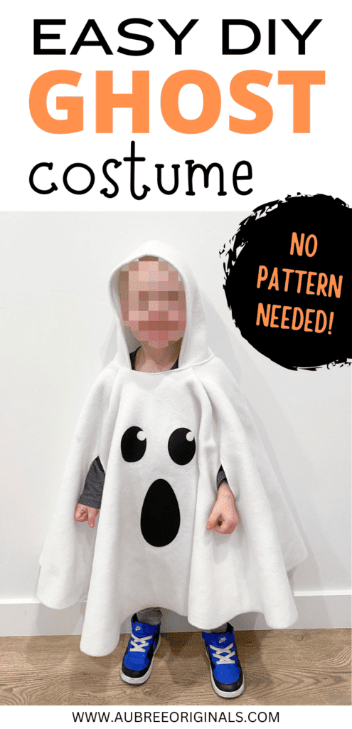 How to Make an Easy DIY Toddler Ghost Costume - Aubree Originals
