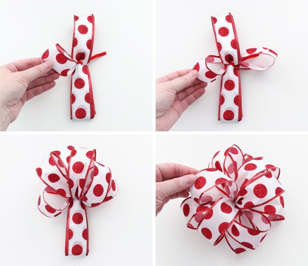 How to Make Christmas Ribbon Bows: 12 Easy DIY Bows - Aubree Originals
