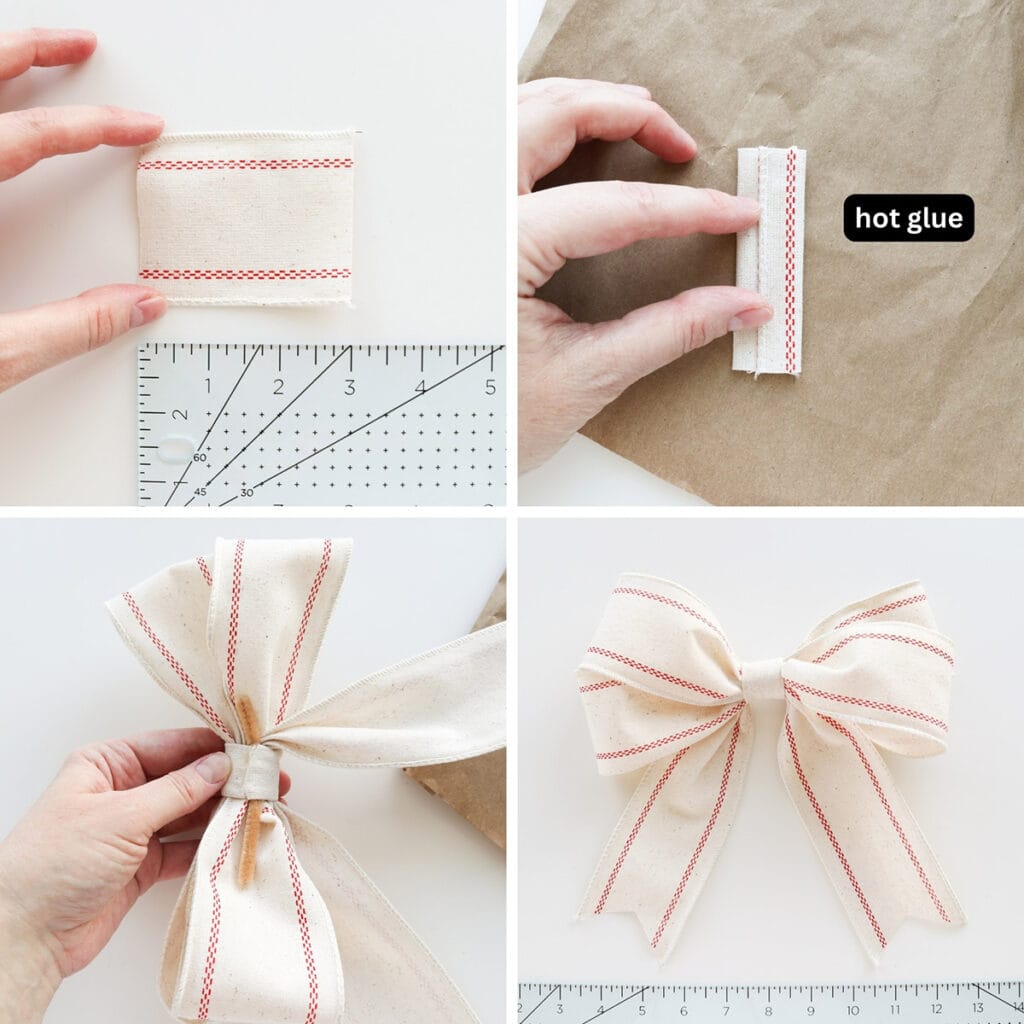 How to Make Christmas Ribbon Bows: 12 Easy DIY Bows - Aubree Originals