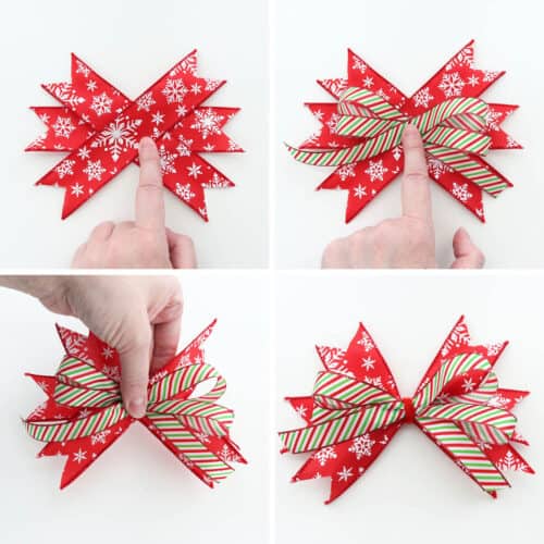 How to Make Christmas Ribbon Bows: 12 Easy DIY Bows - Aubree Originals