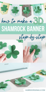 3-D Paper Shamrock Banner - Aubree Originals