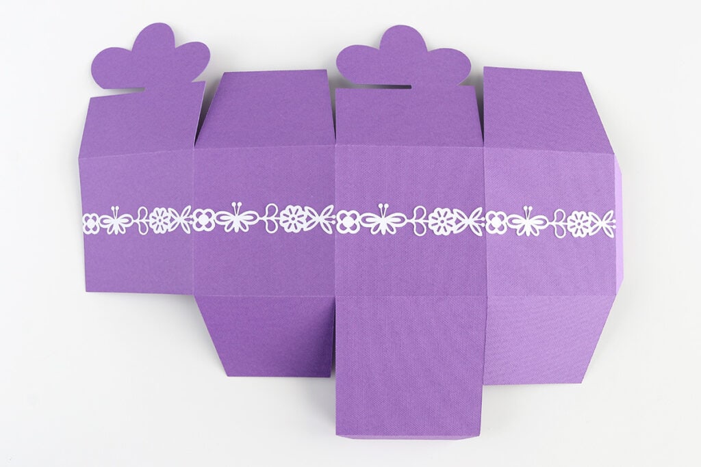 DIY Flower Paper Box Favors - Aubree Originals