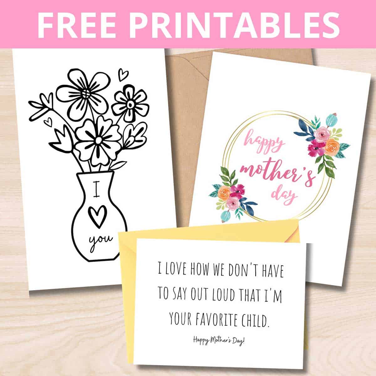 Free Printable Mother's Day Gift Tags - Aubree Originals