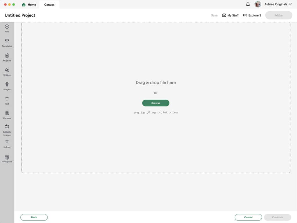 How to Upload SVG & Image Files to Cricut Design Space - Aubree Originals