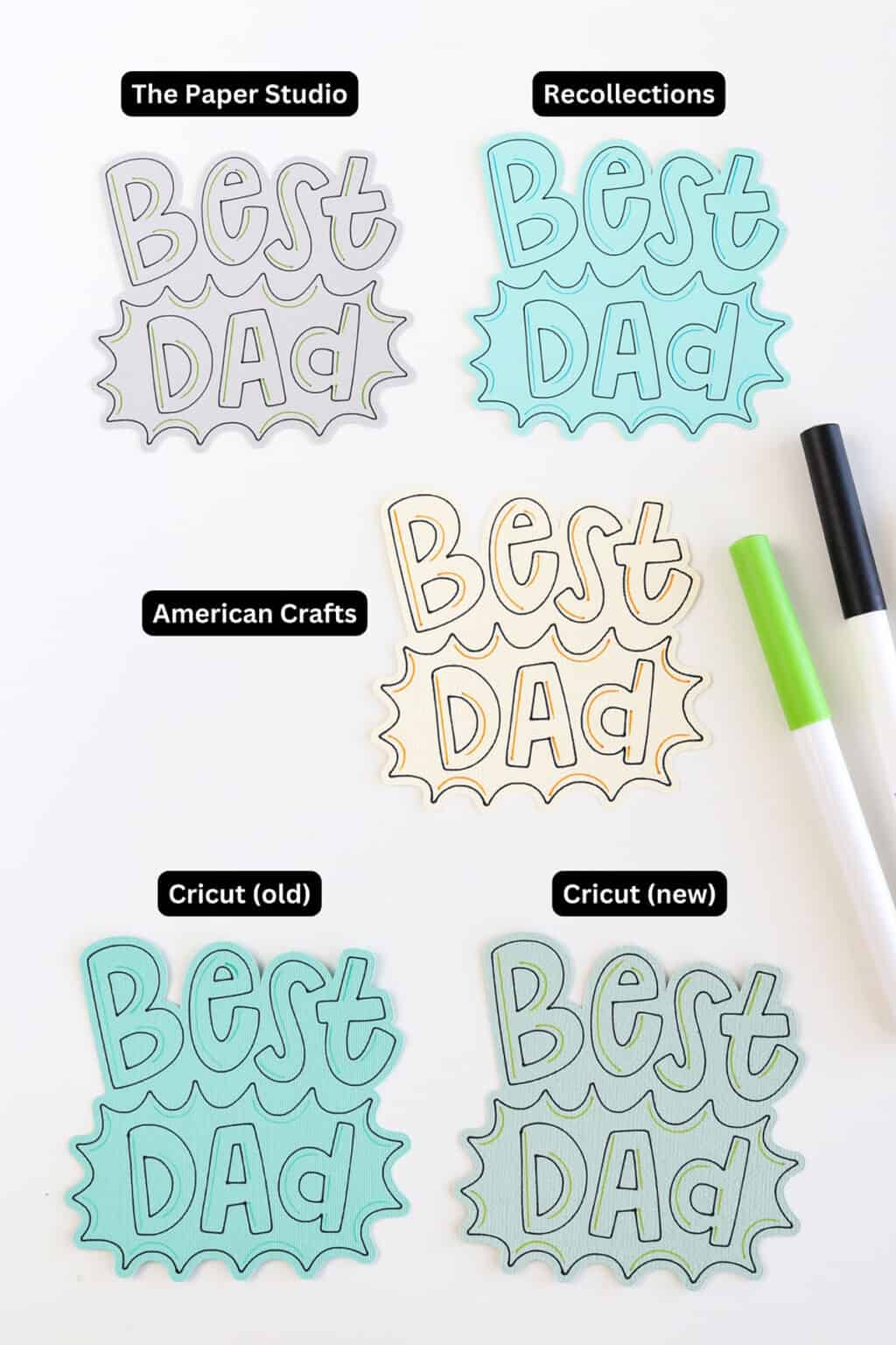 The Best Cardstock for Cricut Paper Crafts - Aubree Originals