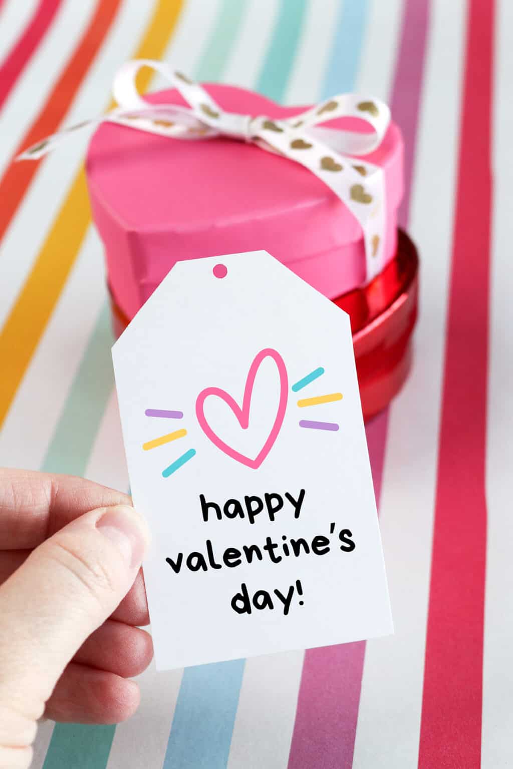 14+ Free Printable Valentine's Day Tags - Aubree Originals